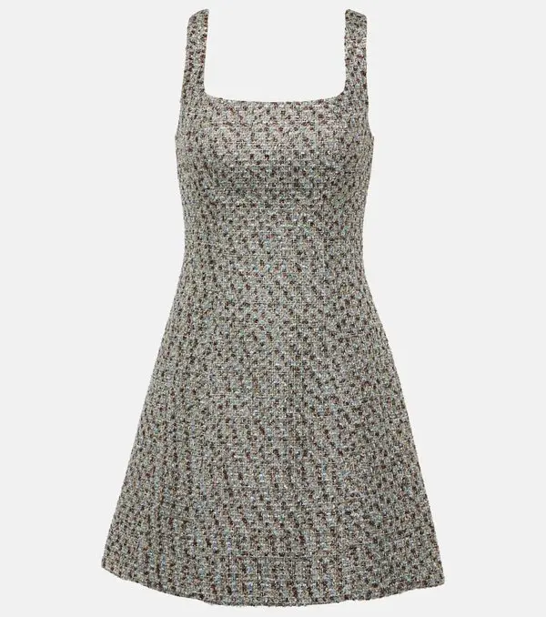 Veronica Beard Delphine Tweed Mini Dress