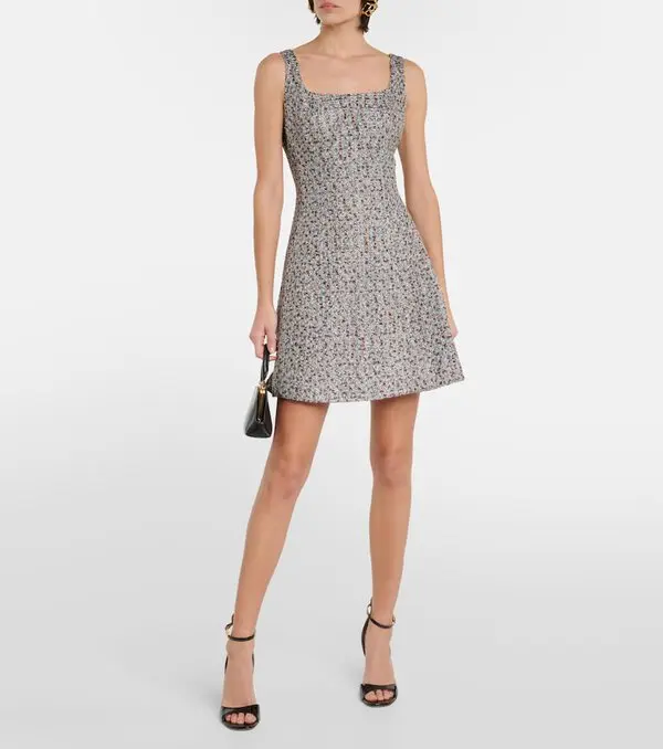 Veronica Beard Delphine Tweed Mini Dress