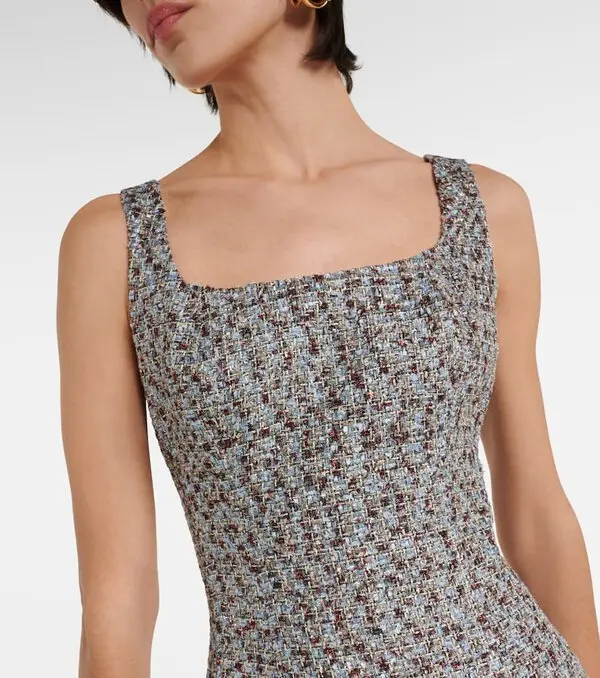 Veronica Beard Delphine Tweed Mini Dress