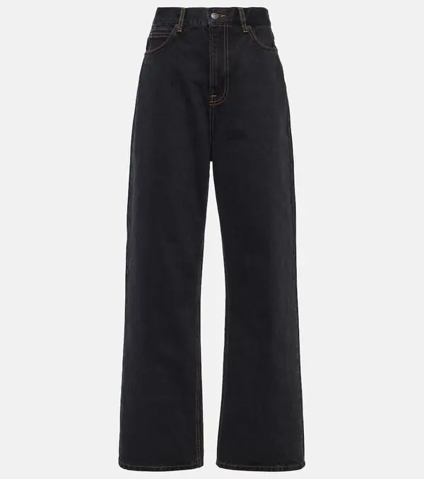 Wardrobe.NYC High-rise Straight Leg Jeans