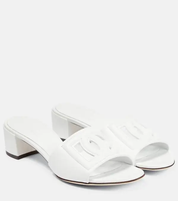 Dolce & Gabbana Dg Leather Mules