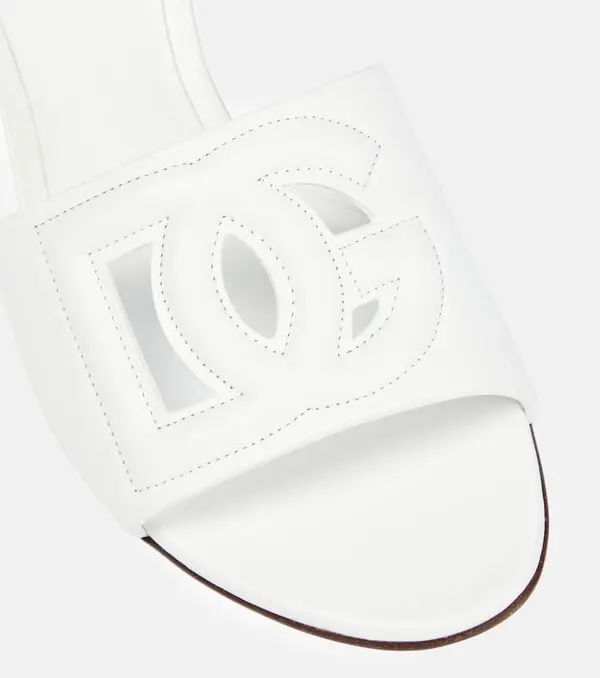 Dolce & Gabbana Dg Leather Mules