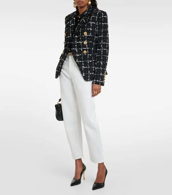 Balmain High-rise Straight Jeans