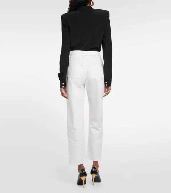 Balmain High-rise Straight Jeans