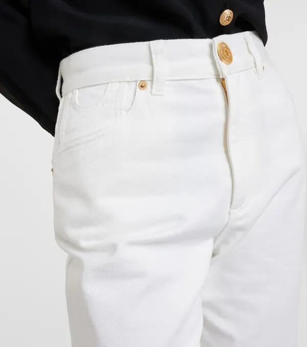 Balmain High-rise Straight Jeans