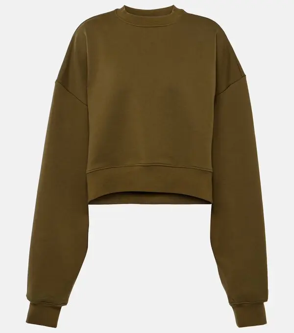 Wardrobe.NYC X Hailey Bieber Cotton Jersey Top - Green