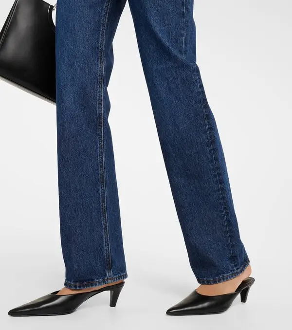 TOTEME High-rise Straight Leg Jeans