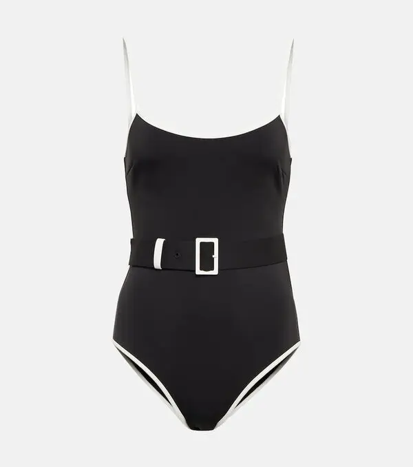 SIR. Claude Scoop-neck Swimsuit - Black