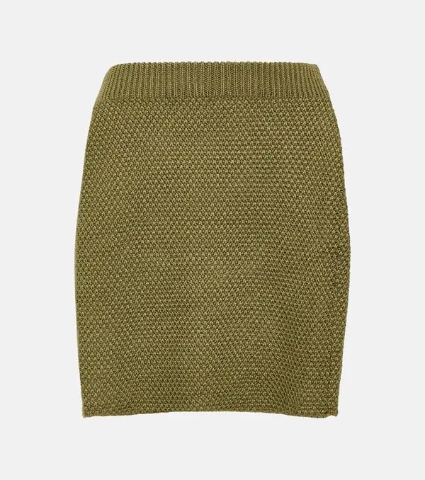 BANANHOT Knit Mini Skirt