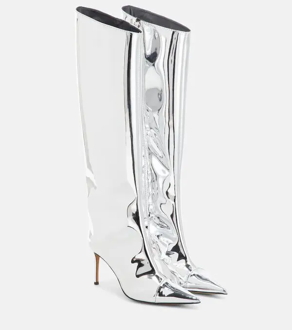 Alexandre Vauthier Alex 105 Metallic Knee-high Boots
