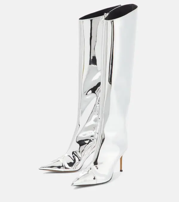 Alexandre Vauthier Alex 105 Metallic Knee-high Boots