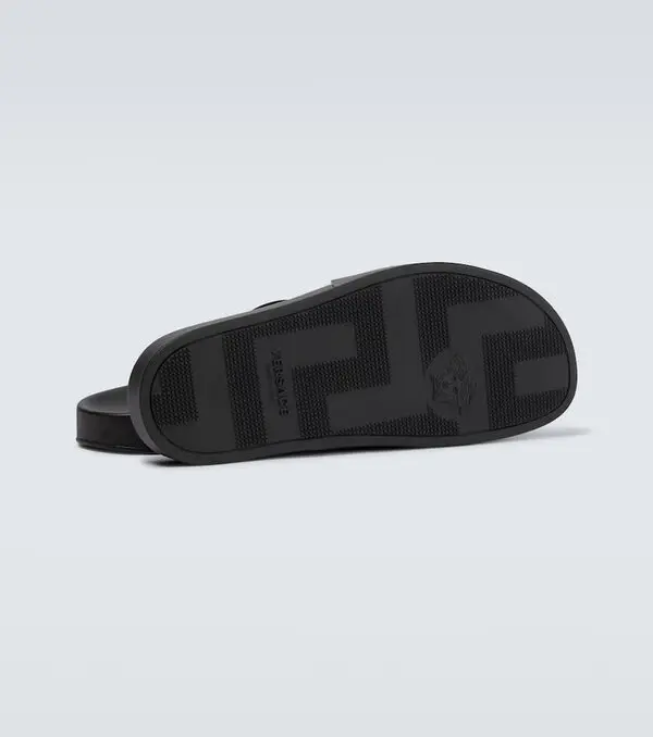 Versace Medusa Leather Slides