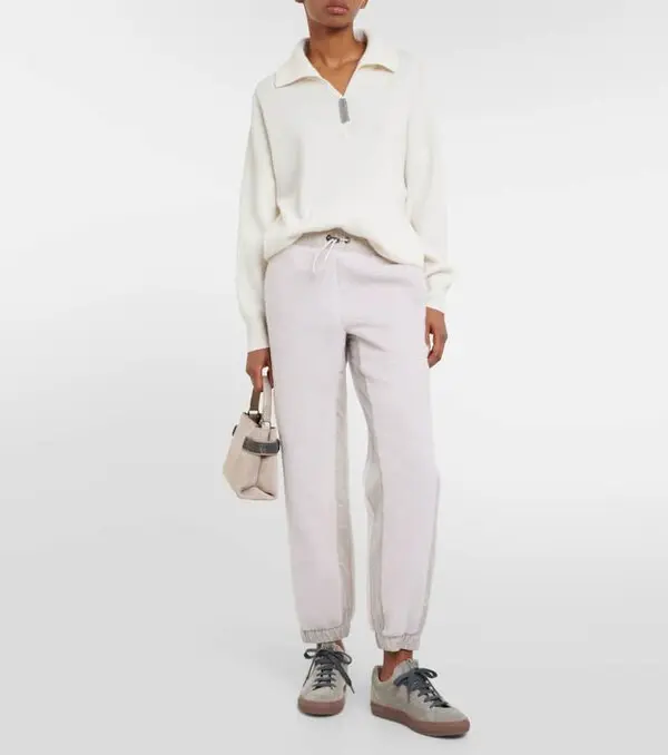 Brunello Cucinelli Wool-blend Track Pants