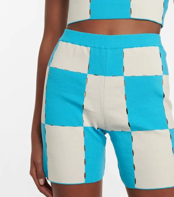 Jacquemus Le Short Gelato Checked Shorts - Multicoloured
