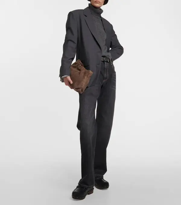 Brunello Cucinelli Oversized Wool-blend Blazer