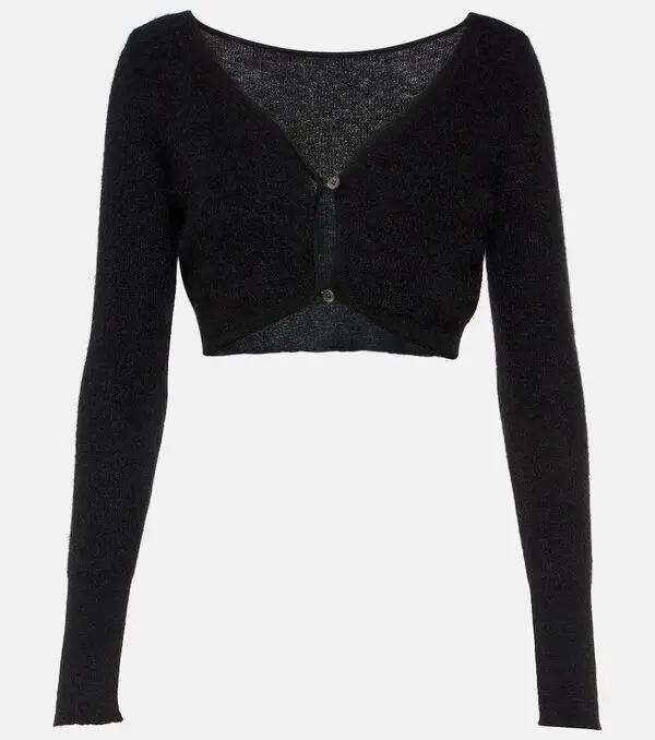 Jacquemus Le Cardigan Alzou Cropped Cardigan