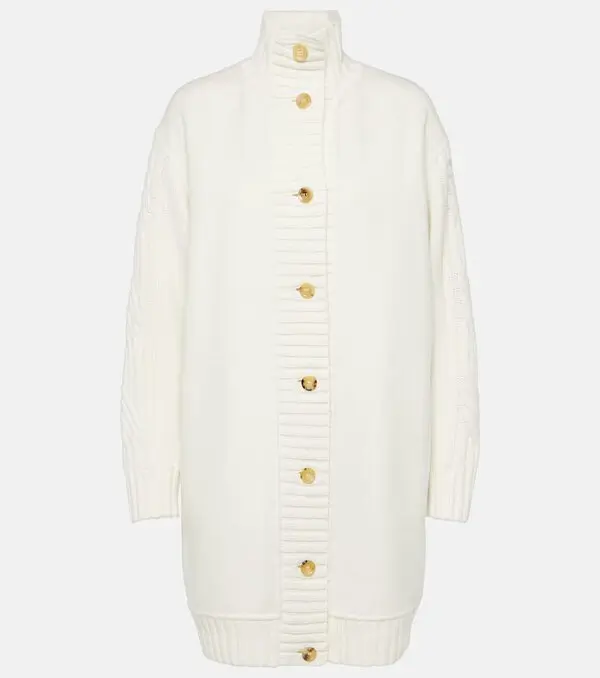 Max Mara Alcazar Wool And Cashmere Cardigan
