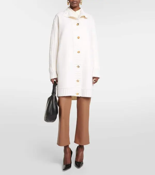 Max Mara Alcazar Wool And Cashmere Cardigan