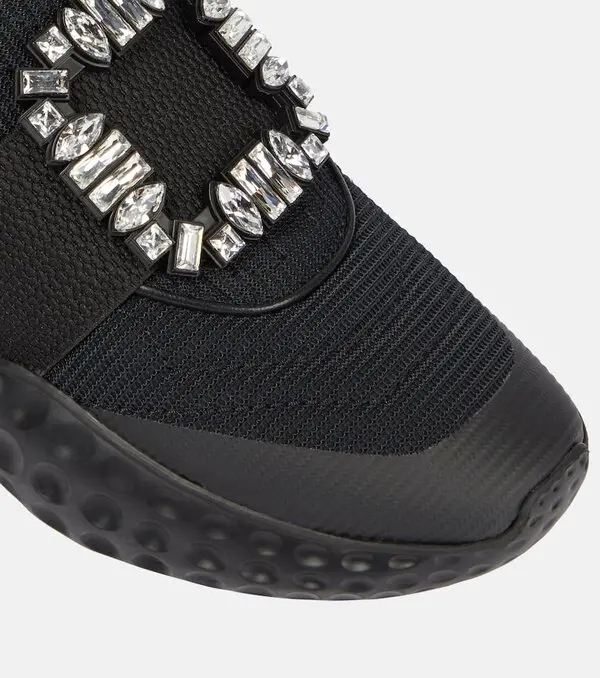 ROGER VIVIER Viv' Run Moonlight Strass Sneakers