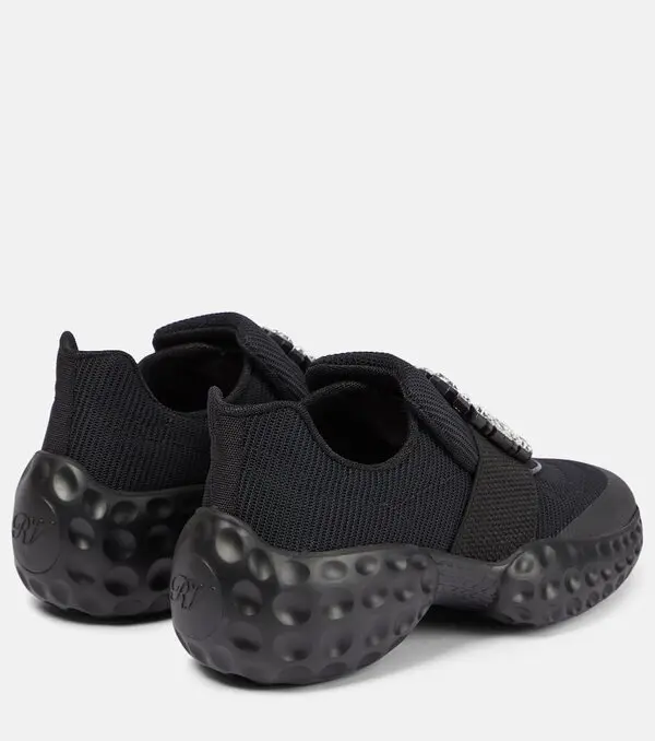 ROGER VIVIER Viv' Run Moonlight Strass Sneakers