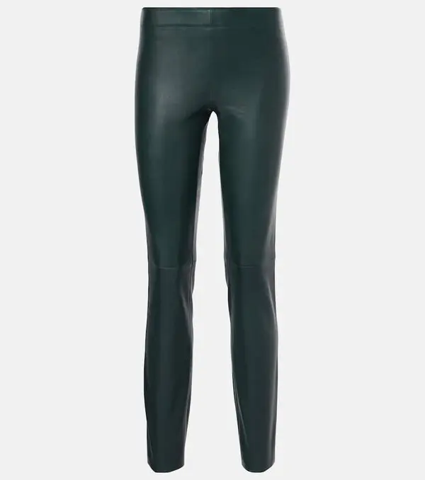 Stouls Jacky Leather Slim Pants - Black