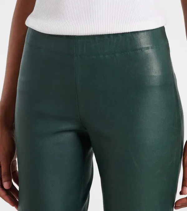Stouls Jacky Leather Slim Pants - Black