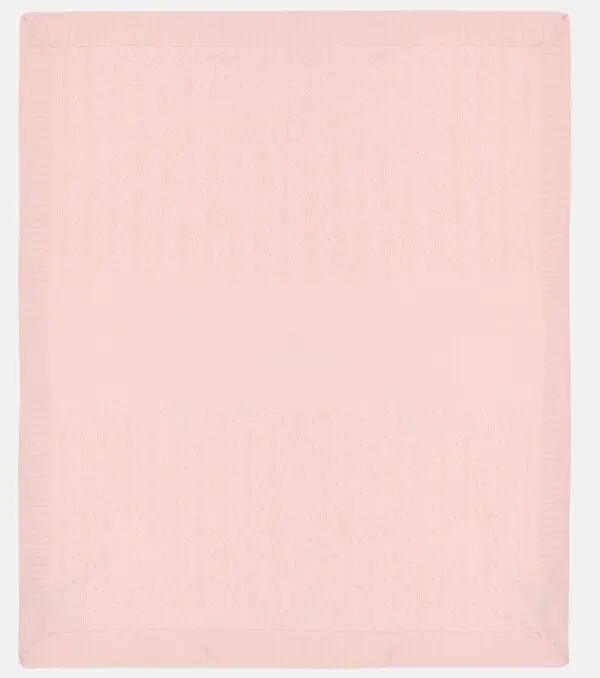 Loro Piana Cable-knit Cashmere Blanket - Pink