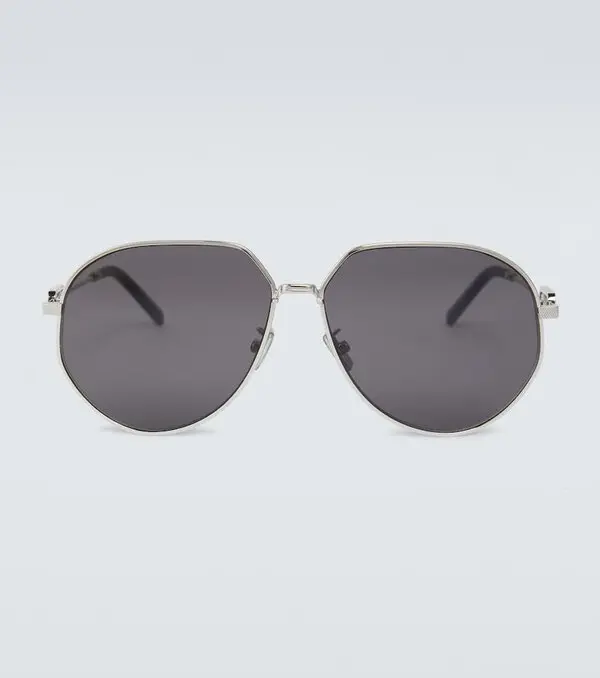 Dior Cd Link A1u Octagon Sunglasses - Silver
