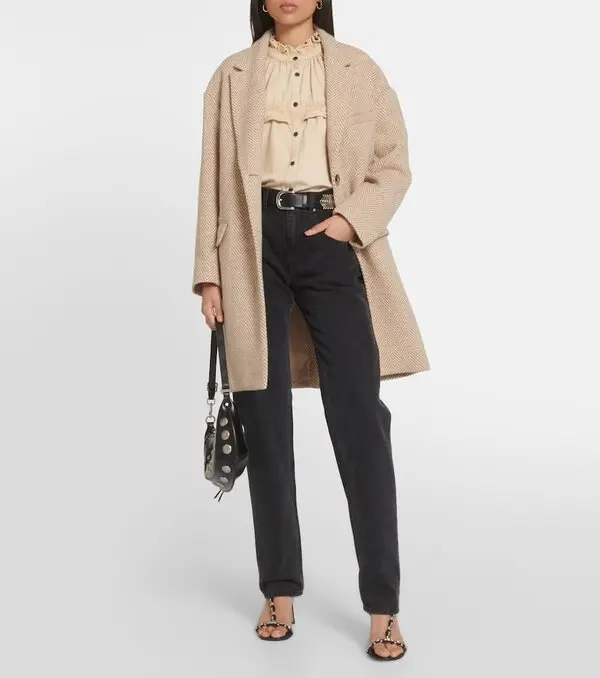 MARANT ETOILE Button-fastening Cotton Top