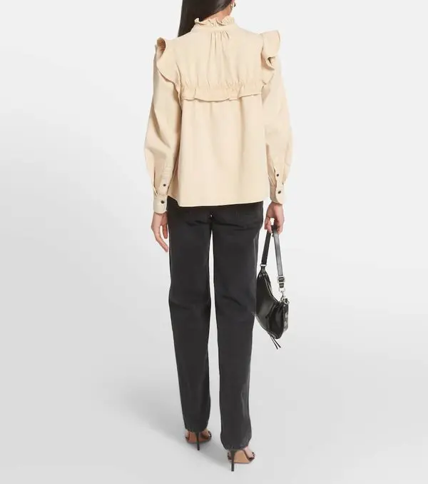 MARANT ETOILE Button-fastening Cotton Top