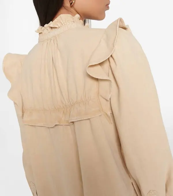 MARANT ETOILE Button-fastening Cotton Top