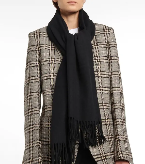 TOTEME Wool Scarf - Black