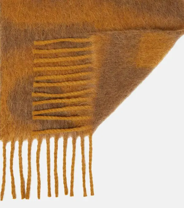 Acne Studios Logo Wool-blend Scarf