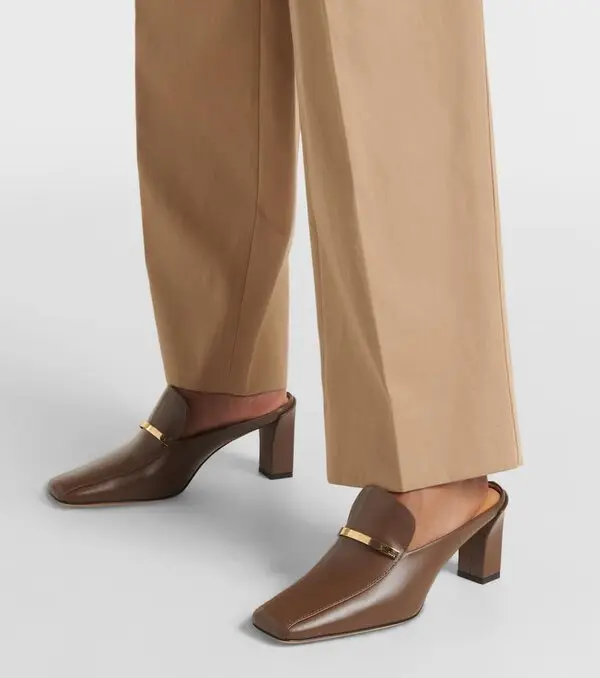 TOD'S Leather Mules