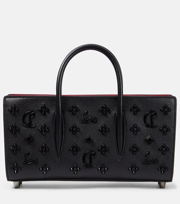CHRISTIAN LOUBOUTIN Paloma Leather Tote - Black