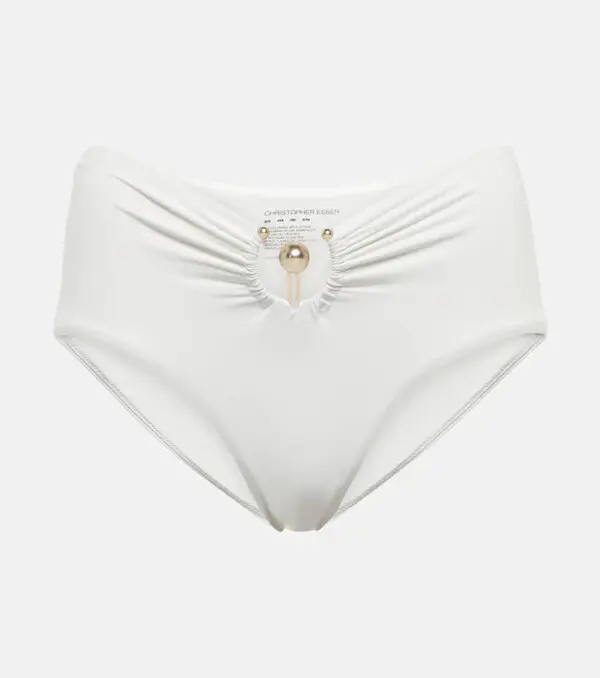 Christopher Esber Orbit Bikini Bottom - White