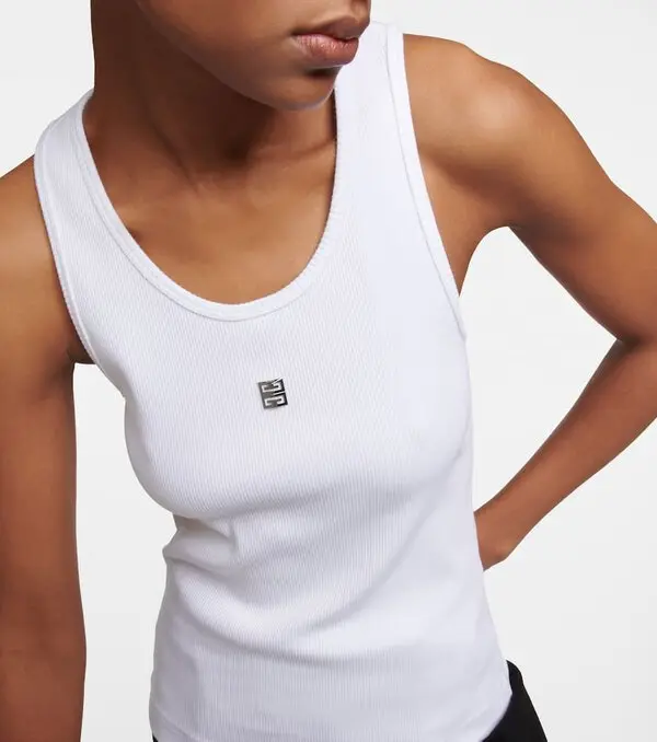 Givenchy 4g Cotton Tank Top