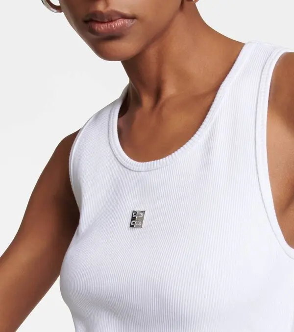 Givenchy 4g Cotton Tank Top