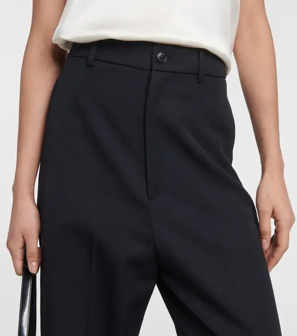 NILI LOTAN Johan Virgin Wool Wide-leg Trousers