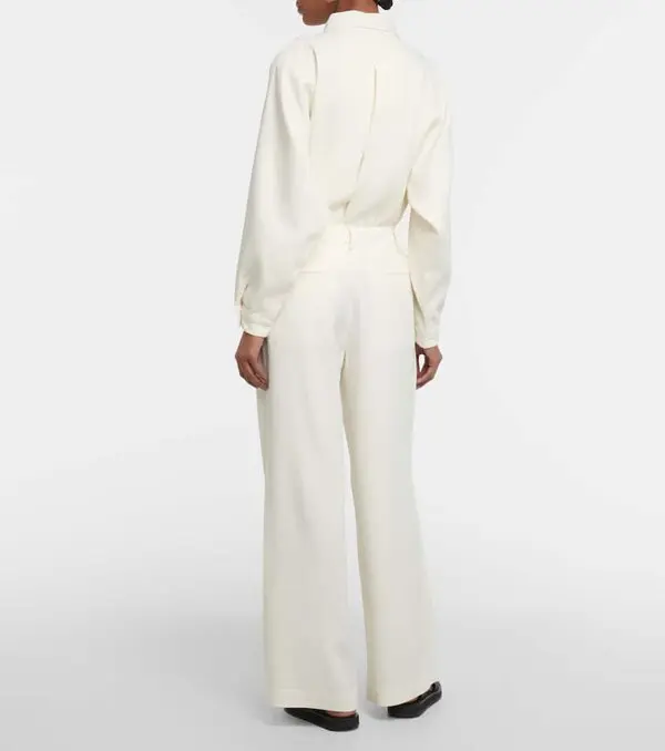 Co Pleated Wide-leg Trousers