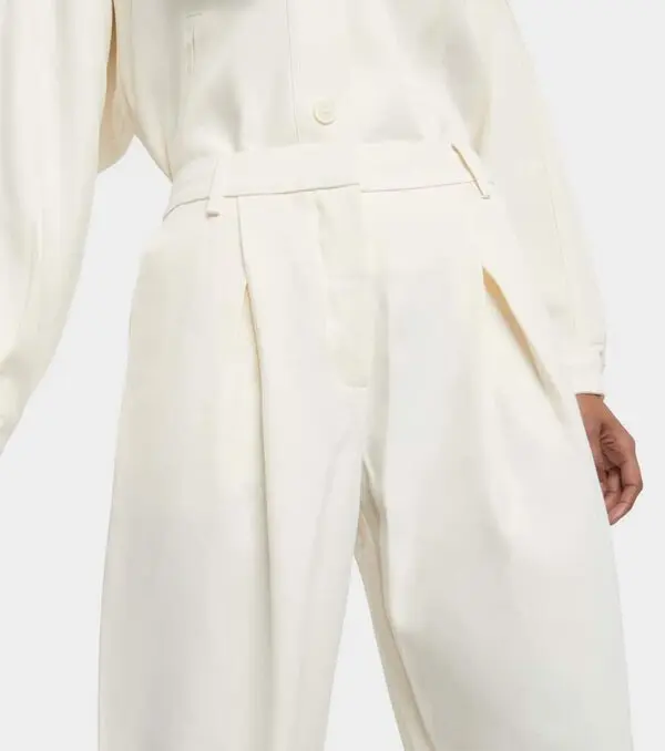 Co Pleated Wide-leg Trousers