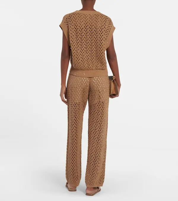 Brunello Cucinelli Open-knit Top