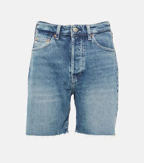 Ag High-rise Denim Shorts