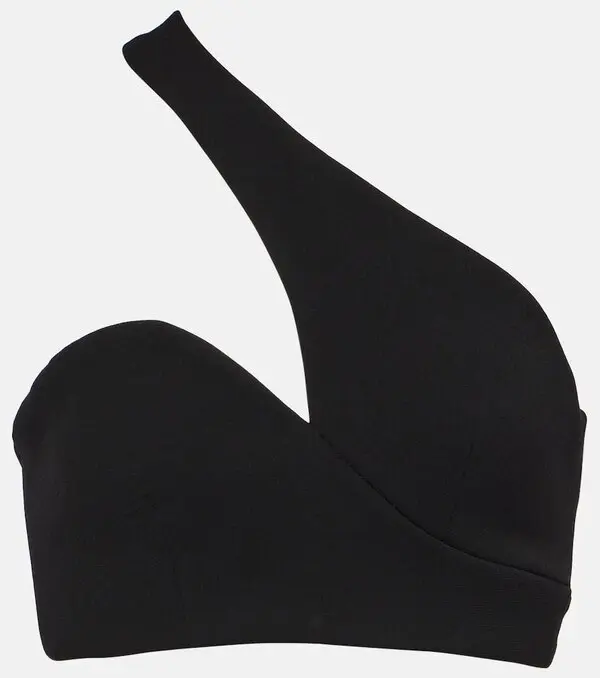 MONOT Asymmetric Bra Top - Black
