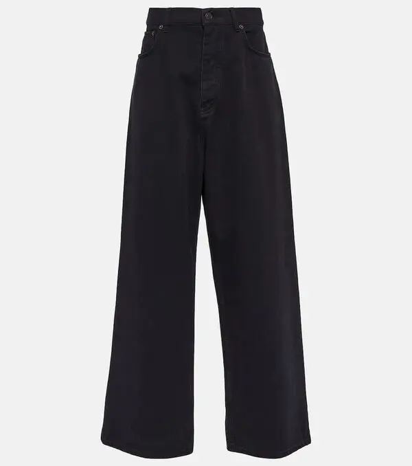 Balenciaga Mid-rise Wide-leg Jeans