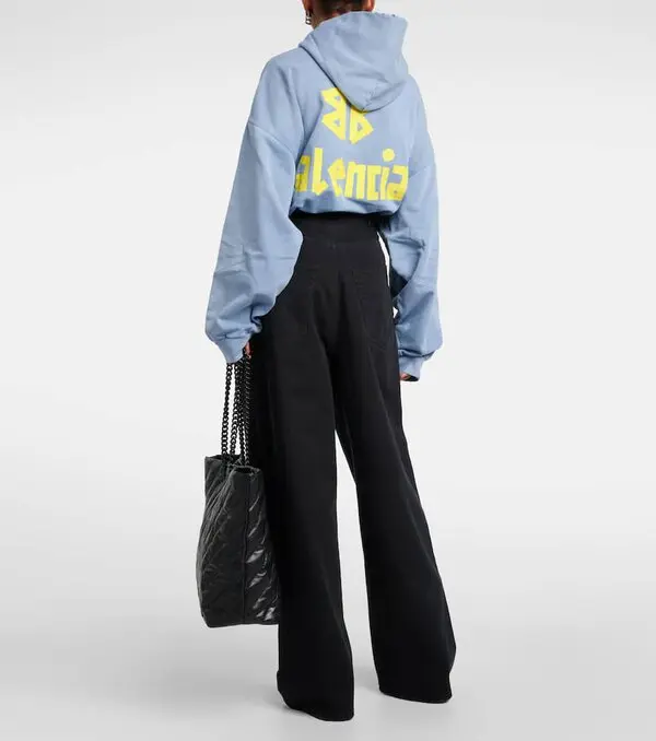 Balenciaga Mid-rise Wide-leg Jeans