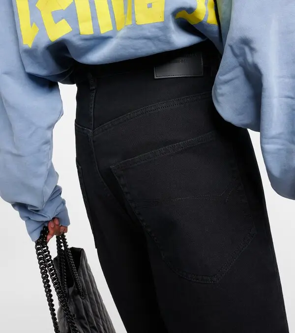 Balenciaga Mid-rise Wide-leg Jeans