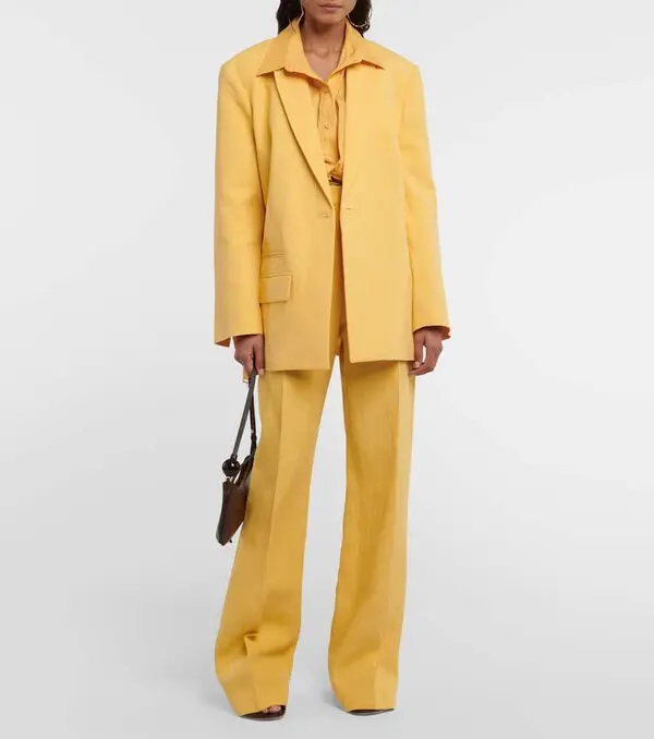Jacquemus La Veste Tibau Linen-blend Blazer