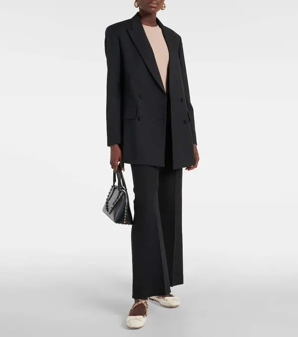 Valentino Garavani Rockstud Leather Ballerinas