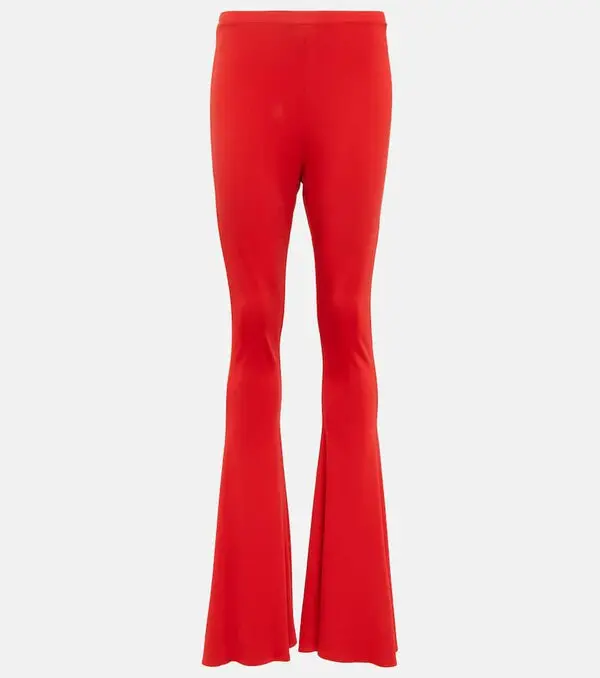 Magda Butrym High-rise Fla Leggings - Red